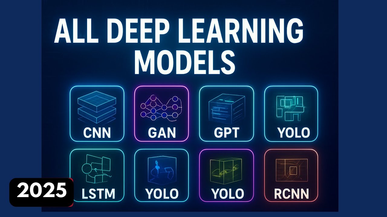 All Deep Learning Models Explained | CNN to GPT in 30 Minutes 🔥