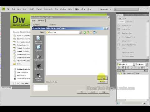 Dreamweaver Tutorial: Defining a Root Folder « Bloomtechsupport’s Blog