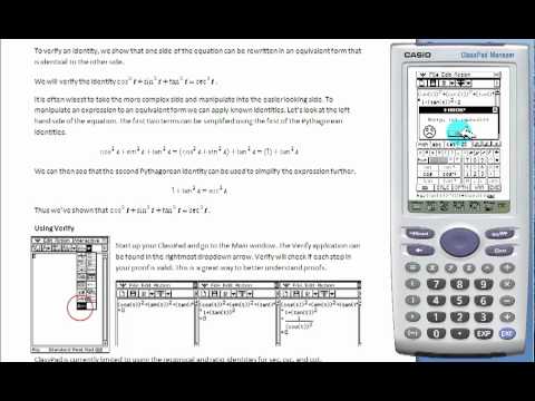 Verifying Trigonometric Identities
