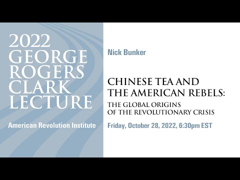 Livestream – Chinese Tea and American Rebels: The Global Origins of the Revolutionary Crisis