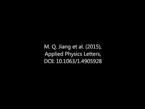 Applied Physics Letters : Explosive boiling of a metallic glass superheated by nanosecond pulse...