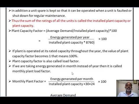 1.14 selection of units and operating schedule and definition in Gujarati