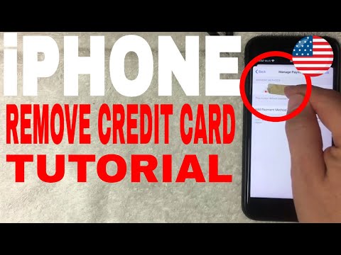 ✅ How To Remove Credit Card From iPhone 🔴