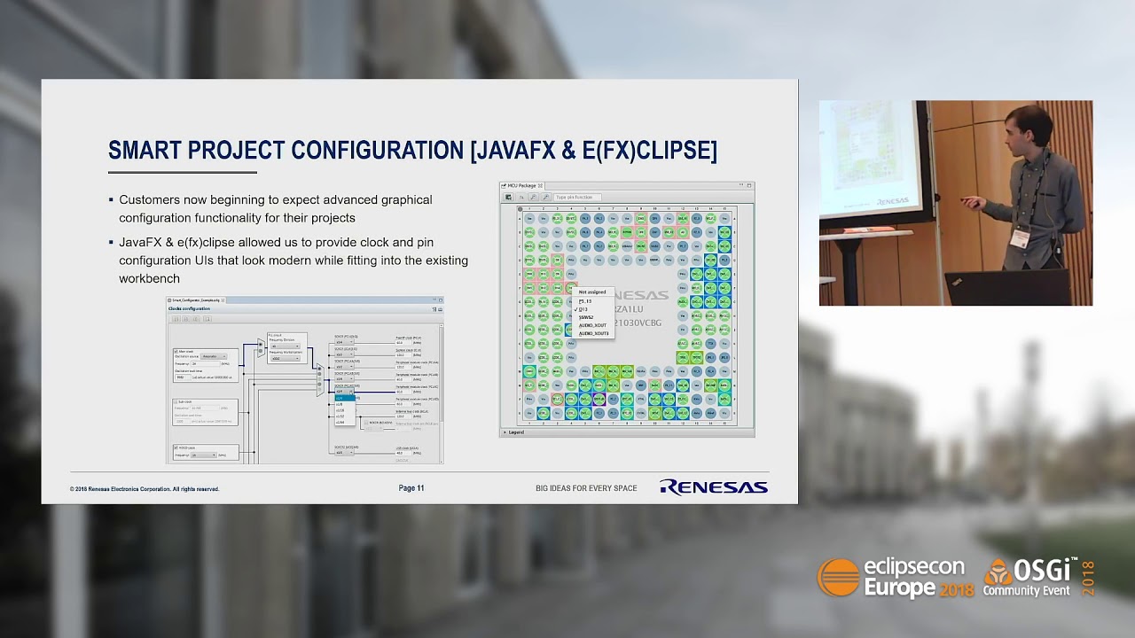 Renesas's journey: Building a successful embedded IDE using Eclipse CDT | EclipseCon Europe 2018