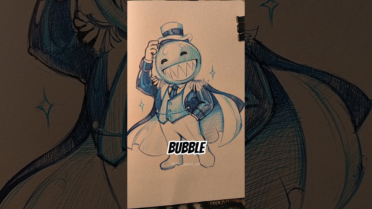 drawing Bubble from TADC #tadc #sketch #artwork #bubble #drawing #foryou #myart #fyp