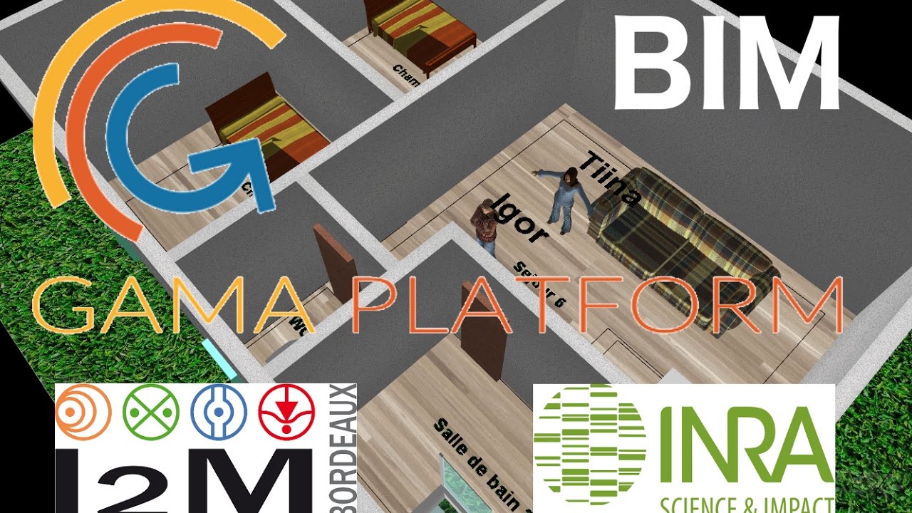 An example of the new possibilities of Gama 1.7 : BIM models importation !