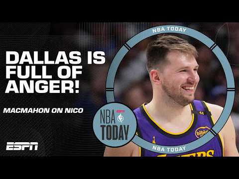 'It is ANGER at Nico Harrison!' 😯 - Tim MacMahon on the ENERGY of Luka Doncic's return | NBA Today