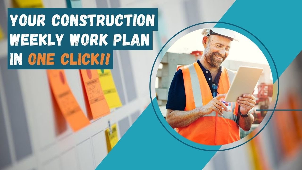 Commit your Construction Weekly Work Plan in ONE CLICK