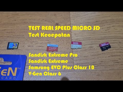 Micro SD Test: Sandisk Extreme Pro, Sandisk Extreme, Samsung EVO Plus Class 10, V-Gen Class 6