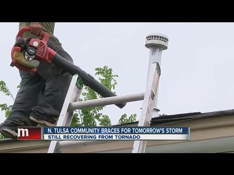 N. Tulsa Community Braces For Storms