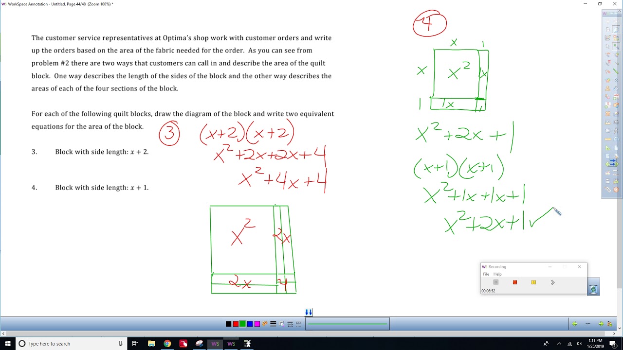 dtc alg1 7 3 notes