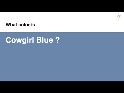 Cowgirl Blue color #6a87ab hex color - Blue color - Warm color 6a87ab