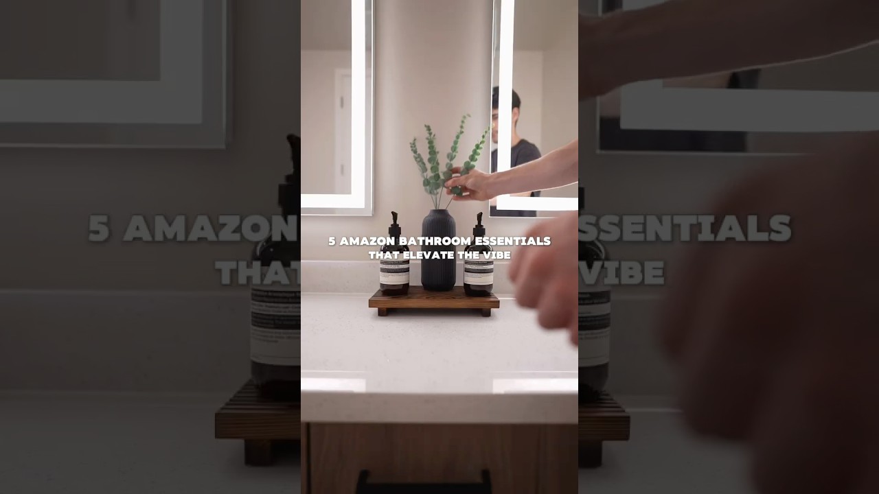 5 Amazon bathroom essentials that elevate the vibe. #apartment
