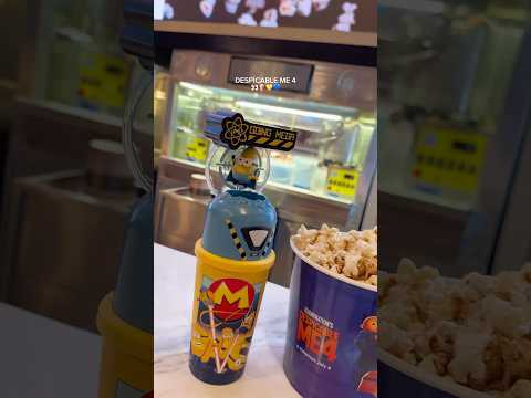 Despicable Me 4 cup & popcorn bucket πππ #despicableme4 #despicableme #minions #majorcineplex