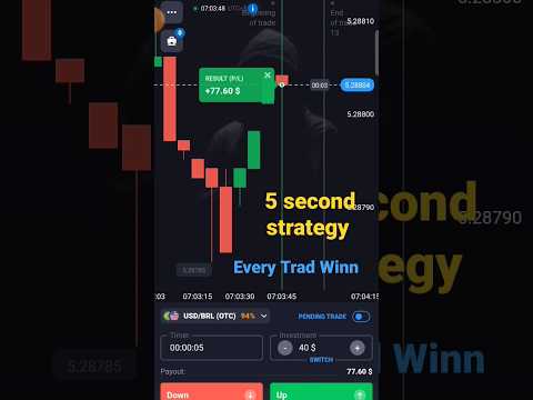 5 Second Quotex New Strategy || ????% every Trad Winn || #short