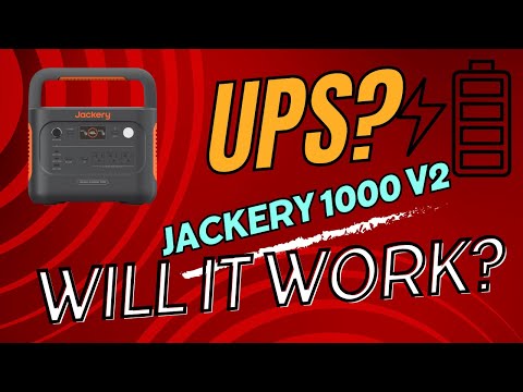 Jackery Explorer 1000 v2 as a UPS? Let’s Find Out!”