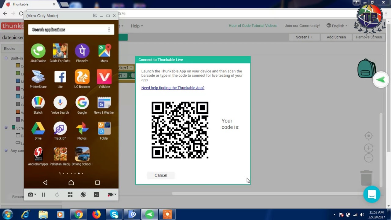 THUNKBALE TUTORIAL 4: How to Add Date picker feature in our application.
