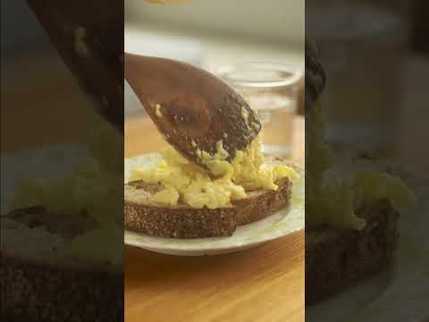 Iberico ham and eggs on toast