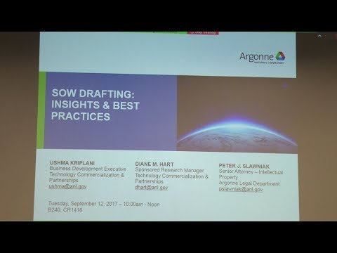 2017 Statement of Work Workshop, Part 3: SOW Tips and Tricks; Q&A