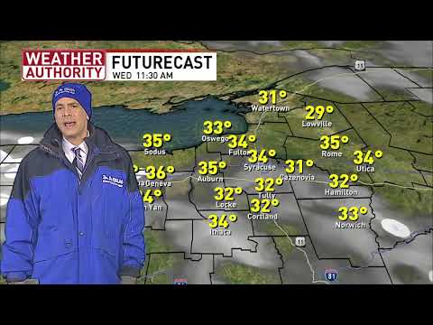 Late April snow for Syracuse! Morning weathercast from April 21, 2020 on NBC3 Today in CNY