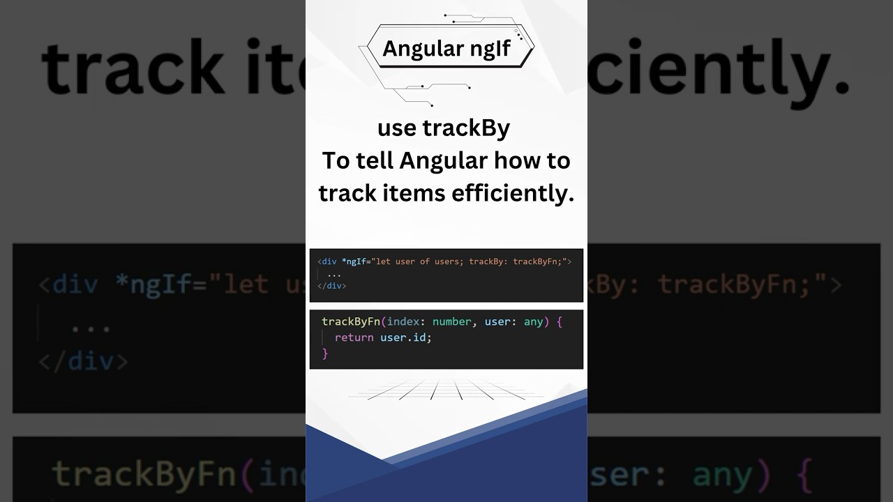 Stop Using ngIf Wrong! Here’s the Right Way 👆 #Angular #ngIf #trackBy #AngularPerformance