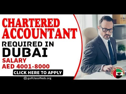 CHARTERED ACCOUNTANT REQUIRED IN DUBAI | How to Apply | Banking Finance Jobs in Dubai UAE