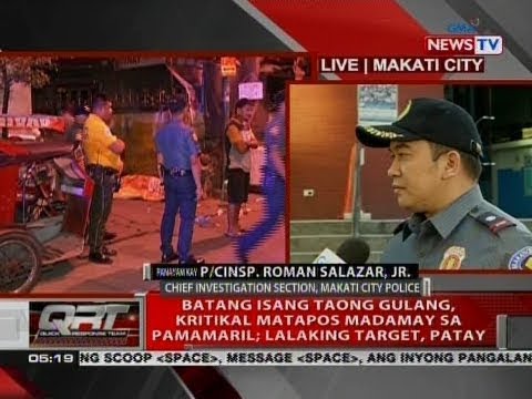 QRT: Panayam kay P/CInsp. Roman Salazar, Jr., Chief Investigation Section, Makati City police