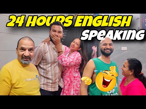 24 hours speaking English Challenge 🤣 || priya jeet vlogs #familyvlog