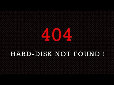 [Solved] 404 Error - Hard disk not found. Hide/unhide HDD by CMD.