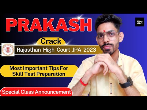 🔥Rajasthan High Court Junior Personal Assistant 2023 Strategy | Crack RHC Stenographer Exam 😱💯