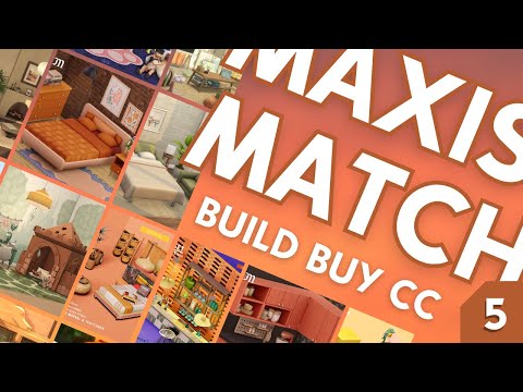 ★ BEST MAXIS MATCH CC PACKS PART 5 ★ - Build/Buy CC overview - The Sims 4 [including download links]