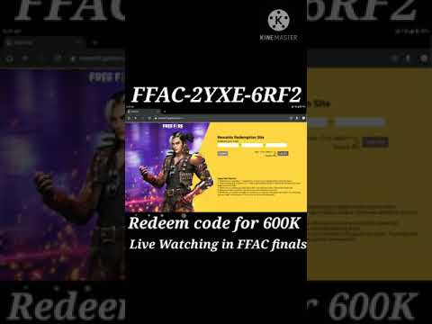 100% WORKING REDEEM CODE FOR 600K LIVE WATCHING IN THE FFAC FINALS || GV-GANU
