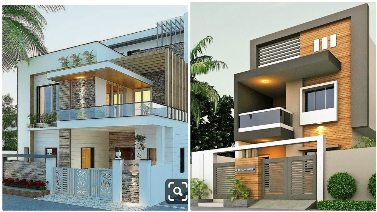 Beautiful Normal House Front Elevation/Elivesan Designs for Double Floor House |  Home interior