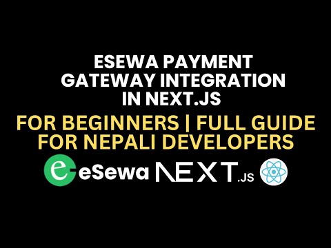 eSewa Payment Gateway Integration in Next.js for Beginners | Full Guide for Nepali Developers