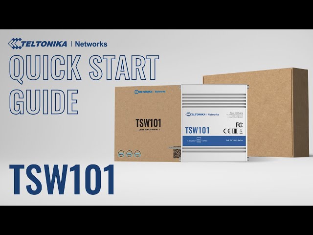 Teltonika PoE+ Switch TSW101 5 Port