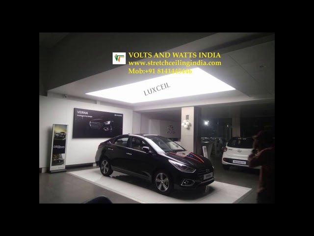 Car Showroom Ceilings - Luxceil Car Showroom Stretch Ceiling ...