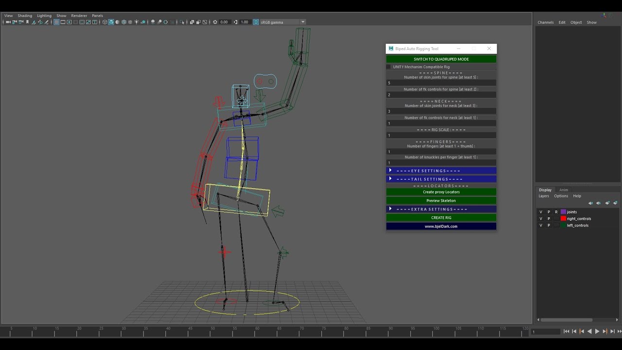 Biped Auto-Rigging Script