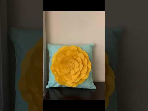 Handmade decorative pillows | yellow/black bestseller! #handmade