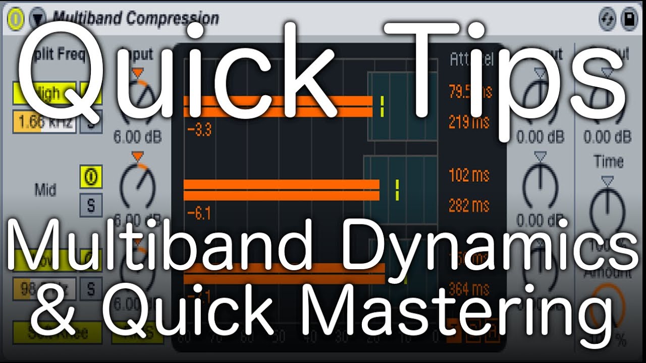 Quick Tips: Multiband Compression for Quick Mastering and Other Stuff