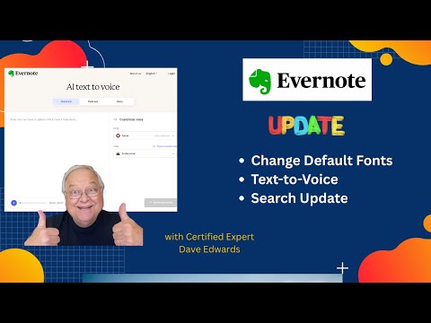Evernote Updates: Standard Fonts, Text-To-Voice & Search – Dave Edwards ...