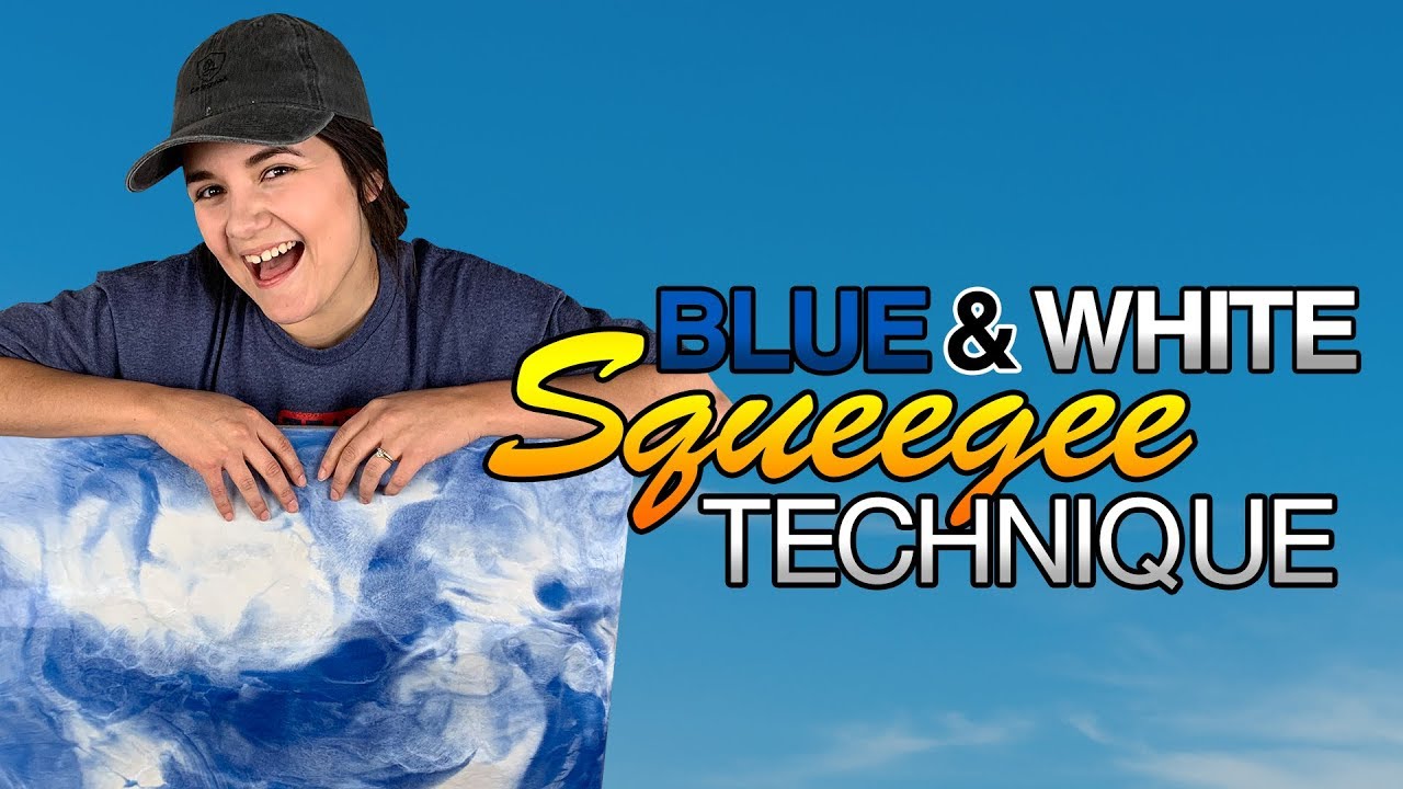 Easy DIY Design On Epoxy | Squeegee Technique