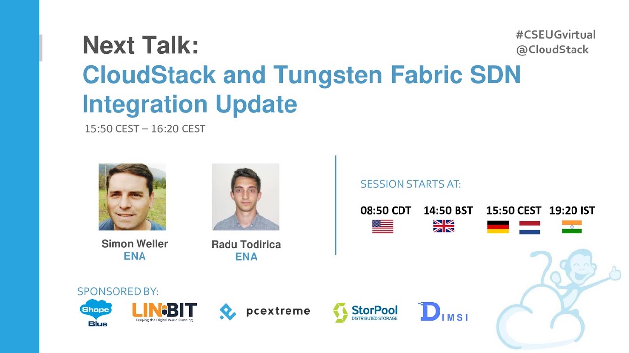 CloudStack & Tungsten Fabric SDN Integration Update - CloudStack European User Group, May 2021