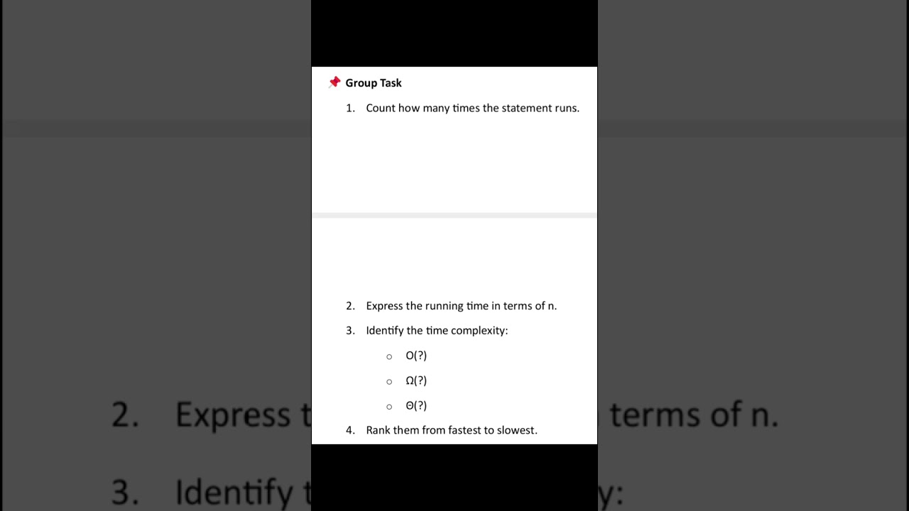 UNIT 3 — Asymptotic Notations