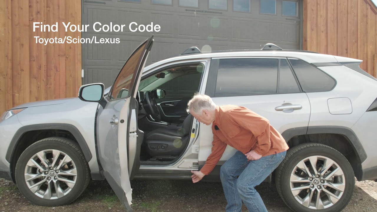 Toyota Paint Codes - Find the Color Code on Your Toyota - Quick & Easy