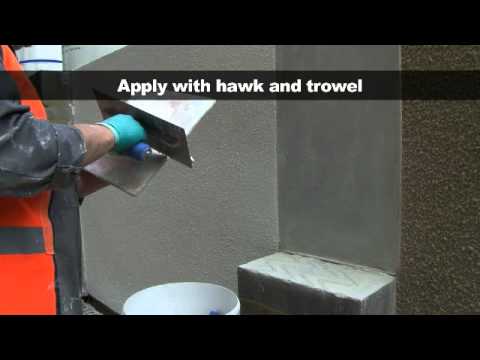 alpine | White travertine render finish | Weber UK