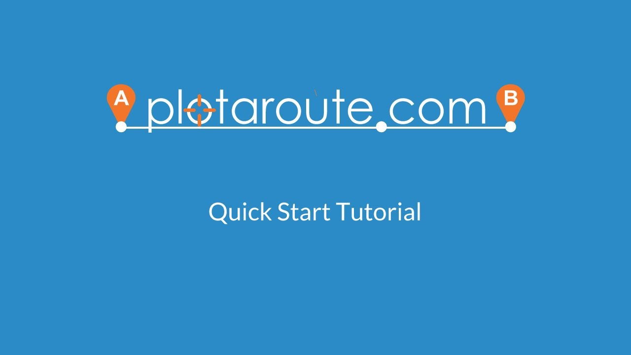 plotaroute.com - Quick Start Tutorial