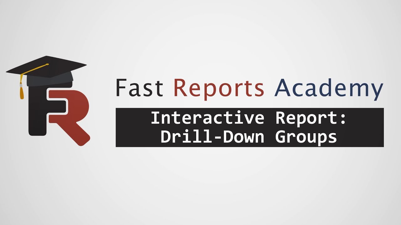 FastReport .NET Demo: Interactive Report - Drill-Down Groups