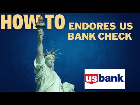 How to endorse US Bank check l DOUBLE Z