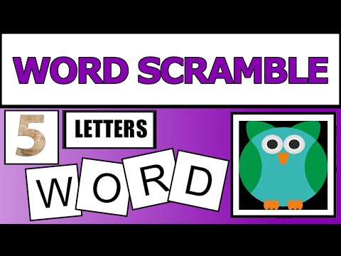 5-Letter Scrambled Words- 86 |Jumbled Word Game | Guess the Word Game | Word Scramble | SW Scramble