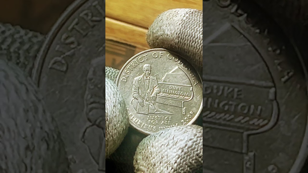 $ 2,500-3,500 🤩2009-D  25 ctvos. Washington D.C. Doubled Die Reverse búscala ya!!!!